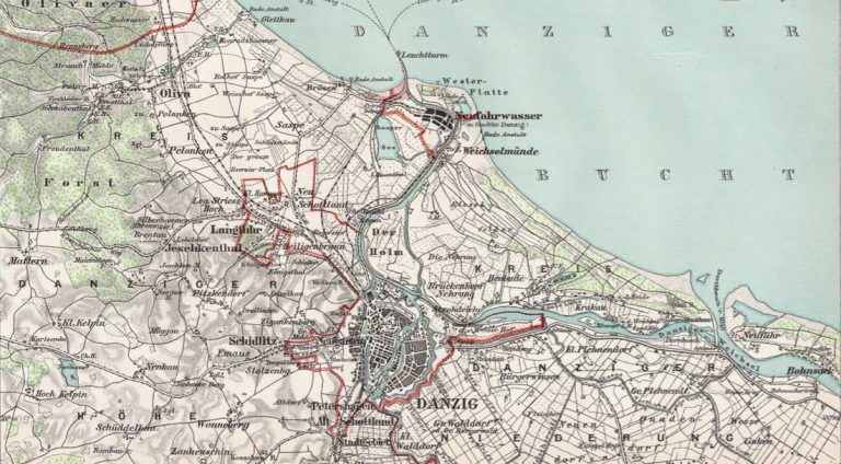 Danzig map pre world war 2 map of europe